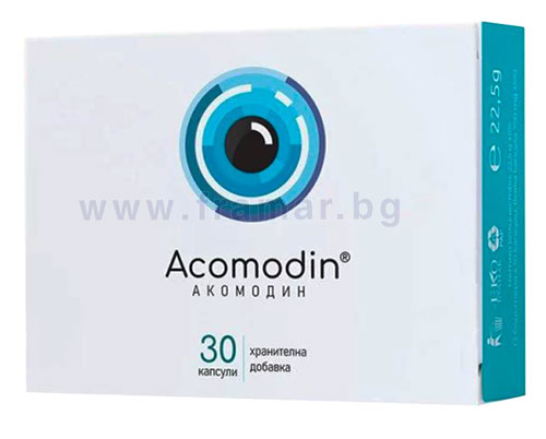 АКОМОДИН капсули * 30 НАТУРФАРМА | Apteka24.bg