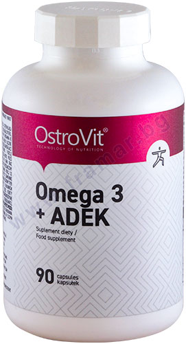 ОСТРОВИТ ОМЕГА 3 + ADEK капсули * 90 | Apteka24.bg