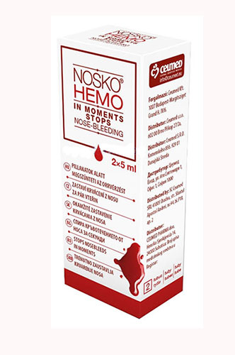 Nosko Hemo nose bleeding gel 5 ml 2 pcs / Носко Хемо гел 5 мл 2 бр ...