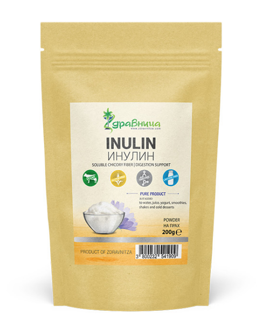 ИНУЛИН РАЗТВОРИМИ ФИБРИ ОТ ЦИКОРИЯ 200 гр. ЗДРАВНИЦА | Apteka24.bg