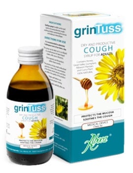 Aboca Grintuss Adult syrup 180 ml / Абока Гринтус сироп за възрастни ...