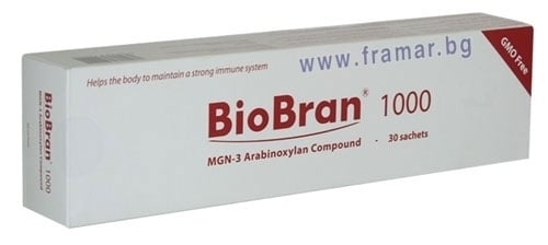 BioBran 1000 mg 30 sachets / БиоБран 1000 мг. 30 сашета | Apteka24.bg