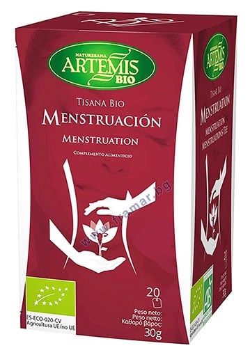 АРТЕМИС БИО ЧАЙ MENSTRUATION филтър * 20 | Apteka24.bg