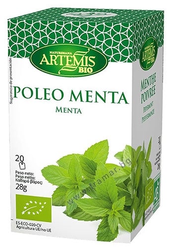 АРТЕМИС БИО ЧАЙ ОТ КРАЛСКА МЕНТА филтър * 20 | Apteka24.bg