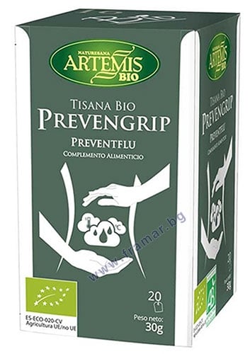 АРТЕМИС БИО ЧАЙ PREVENTGRIP филтър * 20 | Apteka24.bg