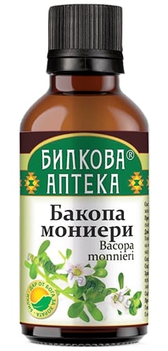 БИЛКОВА АПТЕКА ТИНКТУРА БАКОПА МОНИЕРИ 50 мл | Apteka24.bg