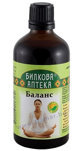 БИЛКОВА АПТЕКА БАЛАНС + ВИТАМИН B6 тинктура 100 мл | Apteka24.bg