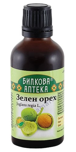 БИЛКОВА АПТЕКА ТИНКТУРА ЗЕЛЕН ОРЕХ + ЦИНК 50 мл | Apteka24.bg