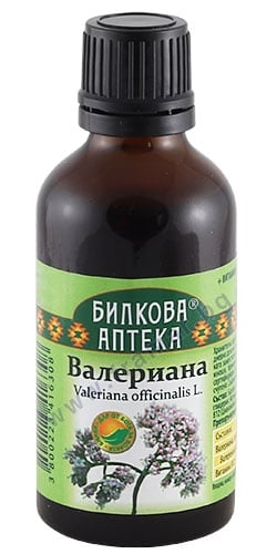 БИЛКОВА АПТЕКА ТИНКТУРА ВАЛЕРИАНА + ВИТАМИН B12 50 мл | Apteka24.bg