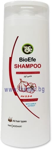 Bio Efe Shampoo with garlic and six oils 400 ml / Био Ефе Шампоан с ...