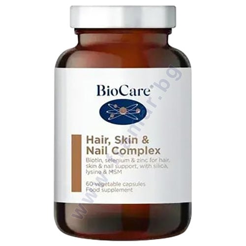 БИОКЕЪР КОМПЛЕКС КОСА, КОЖА И НОКТИ капсули * 60 | Apteka24.bg