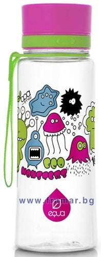 ЕКО БУТИЛКА EQUA РОЗОВИ ЧУДОВИЩА 600 мл | Apteka24.bg