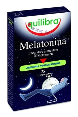 ЕКВИЛИБРА МЕЛАТОНИН таблетки 1 мг * 75 | Apteka24.bg