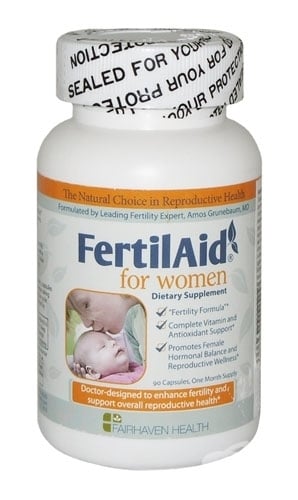 FertilAid for women 90 capsules Fairhaven Health / ФертилЕйд за жени 90 ...