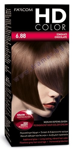 ФАРКОМ HD БОЯ ЗА КОСА № 6.88 ШОКОЛАД | Apteka24.bg