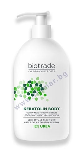 Keratolin body lotion with 12% urea 400 ml. / Кератолин лосион за тяло ...