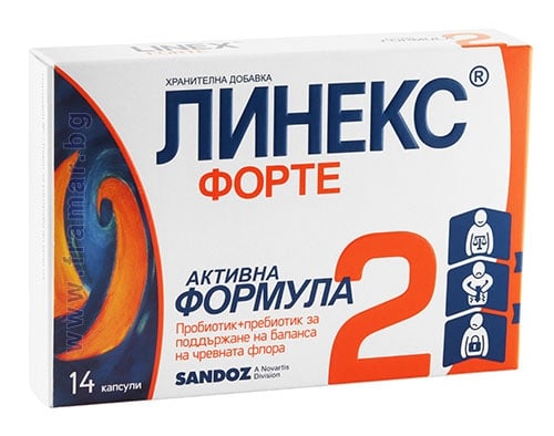 Linex Forte 14 capsules / Линекс Форте 14 капсули | Apteka24.bg