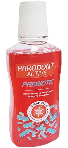 ВОДА ЗА УСТА ПАРОДОНТ АКТИВ ПРЕБИОТИК 300 мл | Apteka24.bg