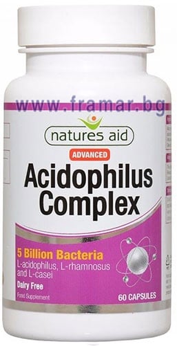 АЦИДОФИЛУС КОМПЛЕКС * 60 капсули | Apteka24.bg