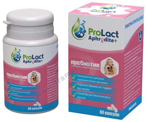 ProLact Aphrodite+ 60 capsules / ПроЛакт Афродита+ 60 капсули | Apteka24.bg