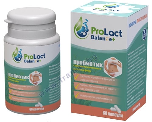 ProLact Balance+ 60 capsules / ПроЛакт Баланс+ 60 капсули | Apteka24.bg