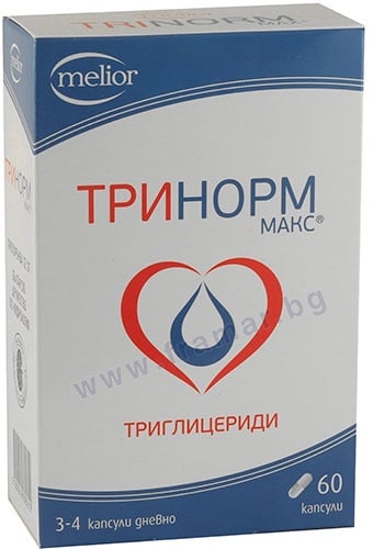 ТРИНОРМ МАКС капсули 60 ДОЙЧ Apteka24 Bg