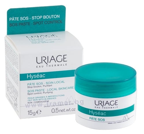 Uriage HYSEAC S.O.S. Local skin care 15 g / Уриаж HYSEAC S.O.S. Локална ...