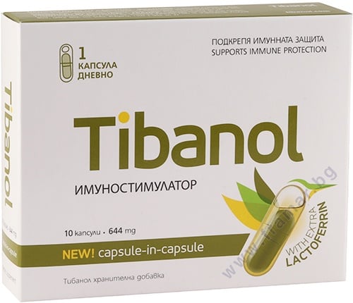 ТИБАНОЛ капсули * 10 ВИТАСЛИМ ИНОВЕ | Apteka24.bg