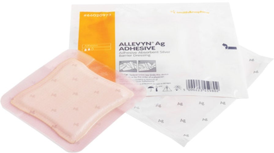 Allevyn AG Adhesive dressing 10/10 sm 1 pcs / Алевин AG Adhesive ...