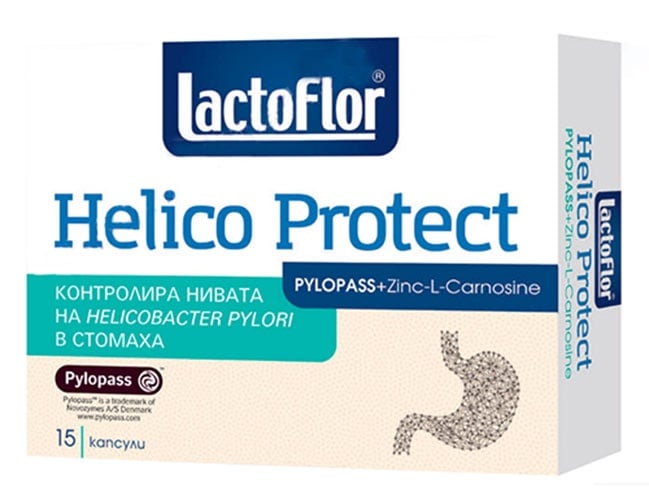 Lаctoflor helico protect 15 capsules / Лактофлор хелико протект 15 ...