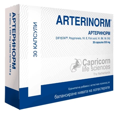 Arterinorm 30 capsules / Артеринорм 30 капсули | Apteka24.bg