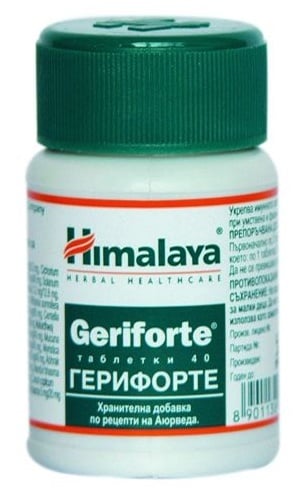 Geriforte 40 tablets Himalaya / Герифорте 40 таблетки Хималая | Apteka24.bg
