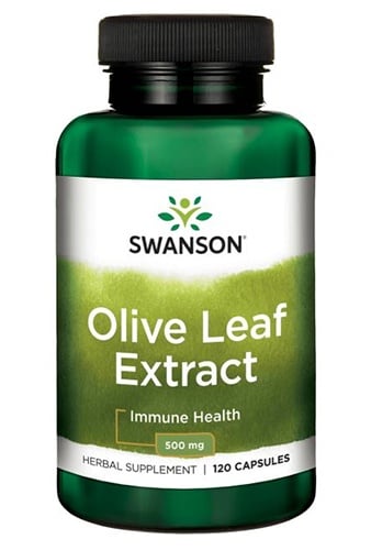 Swanson Olive Leaf Extract 500 Mg 120 Capsules Суонсън екстракт от