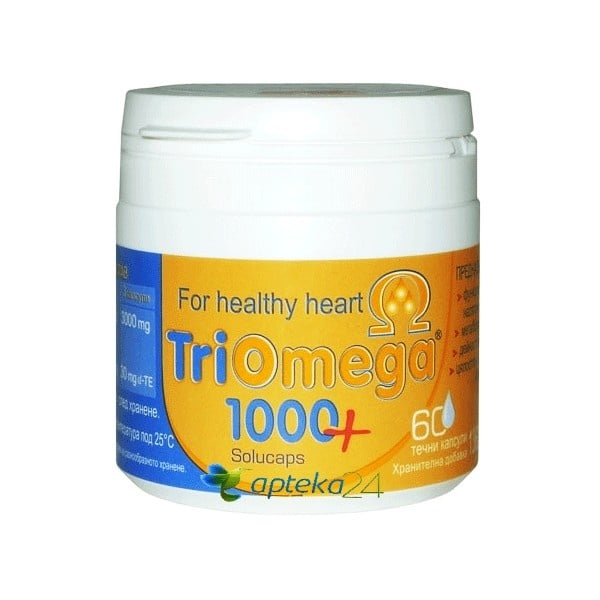 TriOmega 1000+ / ТриОмега 1000+ - цена, действие - Аптека24 | Apteka24.bg