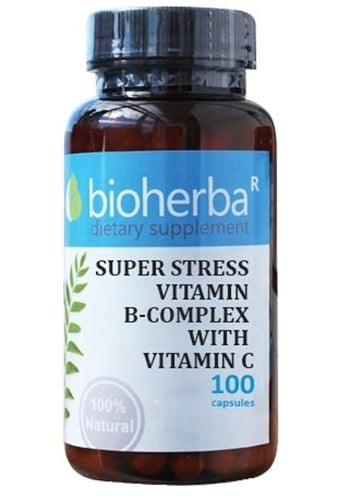 Bioherba Super Stress Vitamin B Complex With Vitamin C 100 Capsules